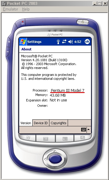 Pocket PC 2003 에뮬레이터 띄우기 : 네이버 블로그