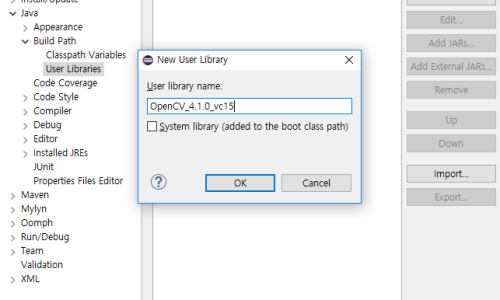 Java Eclipse IDE에서 OpenCV 사용하기 : 네이버 블로그