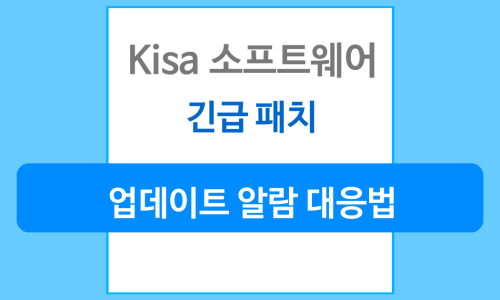 Kisa 소프트웨어 긴급 패치 시스템 : 지식iN