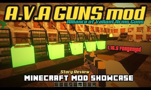 [모드][1.20.4][Forge] A.V.A 총 모드 (A.V.A - Alliance of Valiant Arms Guns ...