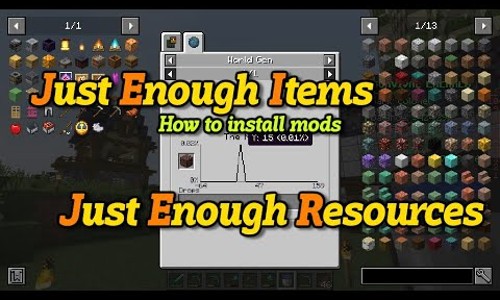 [모드][Forge/Fabric][1.20.4] Just Enough Items / Just Enough Resources 모드 ...