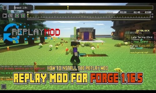 [모드][1.20.2][Fabric/Forge] 리플레이 모드 (Replay Mod) : 네이버 블로그