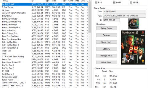 플스2 필수 프로그램 OPL_Manager 사용법! : 네이버 블로그