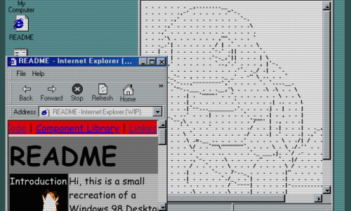 윈도우98을 웹에서 재현한 사이트 - Windows 98 - Virtual x86 : 네이버 블로그