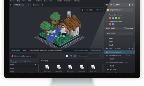 브릭 링크 스튜디오 BrickLink - Studio 사용법(레고 제작 프로그램) : 네이버 블로그