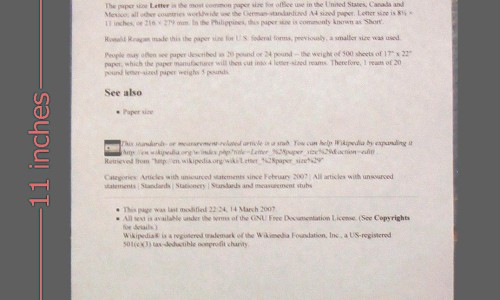 미국 종이는 A4 아니고 Letter 사이즈... : 네이버 블로그