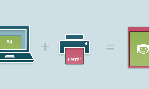 미국 종이는 A4 아니고 Letter 사이즈... : 네이버 블로그