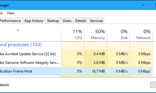 ApplicationFrameHost.exe 오류 해결방법 : 지식iN