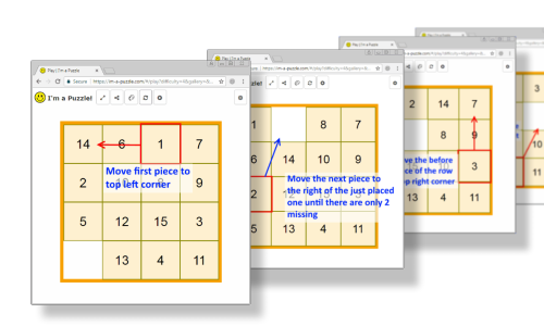 어렸을 때 한번쯤 가지고 놀았던 그 게임 - 슬라이드 퍼즐(Slide Puzzle) 푸는법 : 네이버 블로그