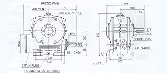 WB-200, WV-200형 웜감속기 - 진풍모터 효성모터 삼양모터 삼양감속기 모토바리오 지멘스 : 네이버 블로그