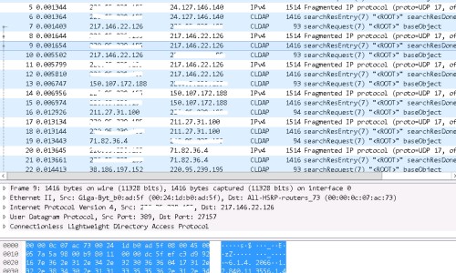 CLDAP 프로토콜을 이용한 Reflection DDoS : 네이버 블로그